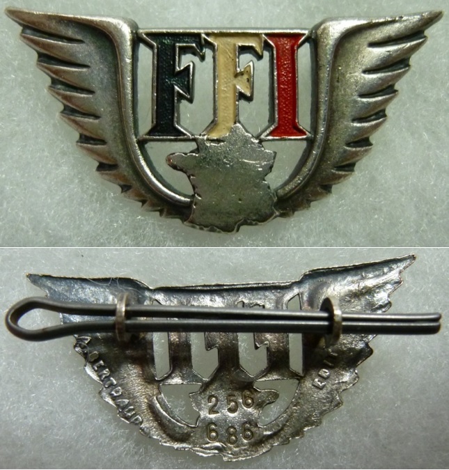 FFI (Forces Francaises de l'Interieur) Badge - FR MEDALS, BADGES ...
