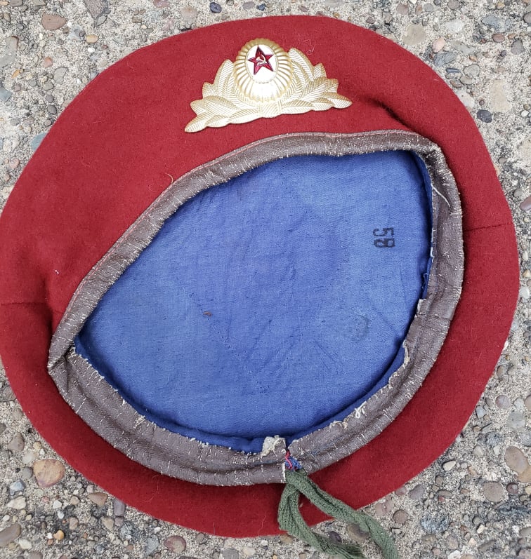 Soviet Union MVD Special Forces Beret - RUSSIA - USSR - World Militaria ...