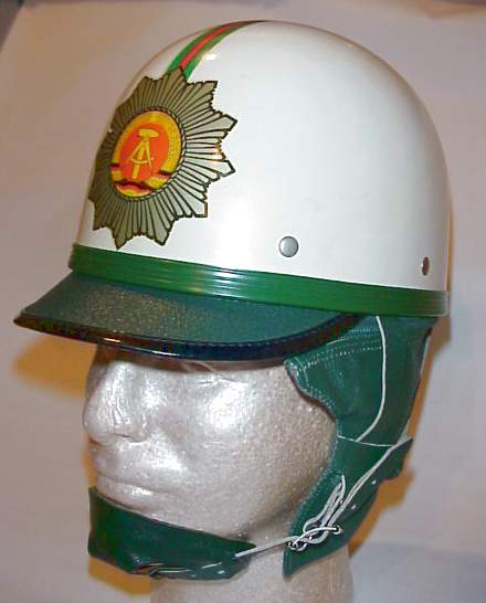 Volkspolizei Motorcycle Helmet - DDR HELMETS & PROTECTIVE HEADGEAR ...
