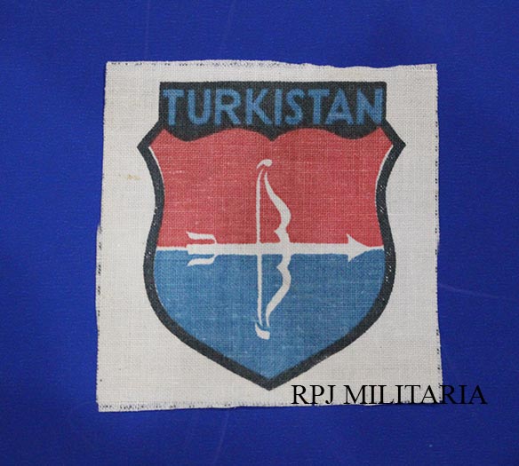 Turkestan Foreign Legion Sleeve Shield - TR BADGES & INSIGNIA - World ...