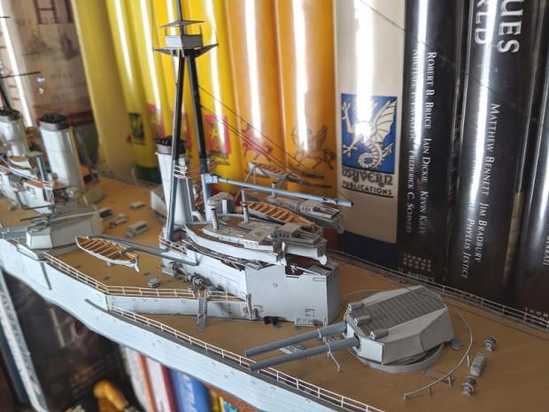 MY latest Card Model Ship, HMS Invincible - MODELING - World Militaria ...