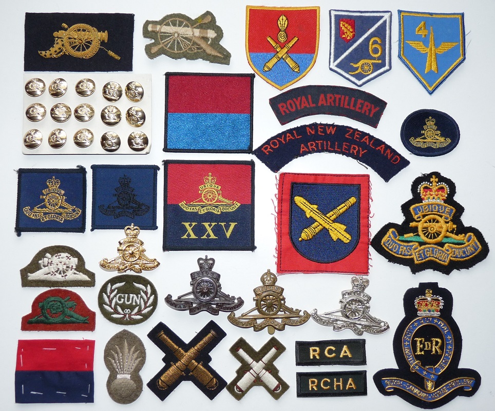 My British/Commonwealth Artillery Insignia - Uniforms, Insignia ...