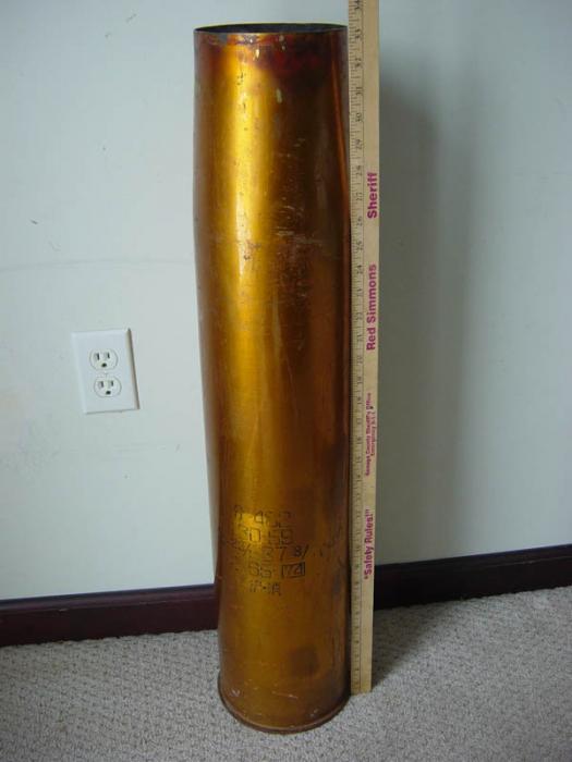 Unknown Huge Brass Artillery Shell Casing Asian? - CAN YOU IDENTIFY ...