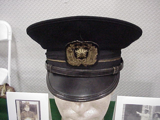 Police Peaked Cap - JPN HELMETS & HEADGEAR - World Militaria Forum