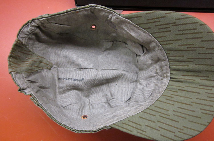 East German Rain Pattern Scrap Material M-43 Cap - DDR HELMETS ...