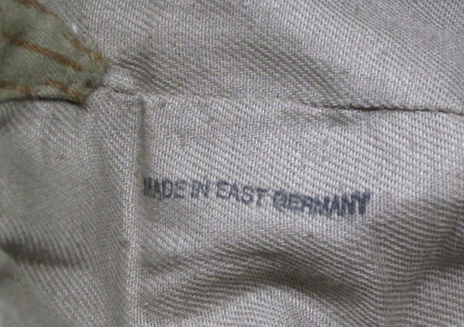 East German Rain Pattern Scrap Material M-43 Cap - DDR HELMETS ...