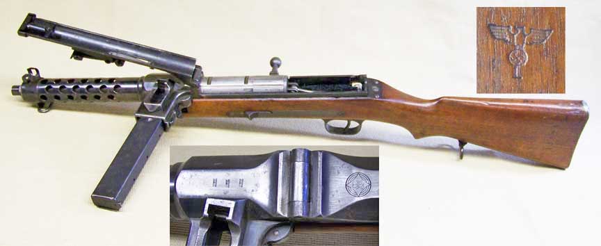 WW II German SS Police Marked Styer Solothurn MP34 - TR WEAPONS ...
