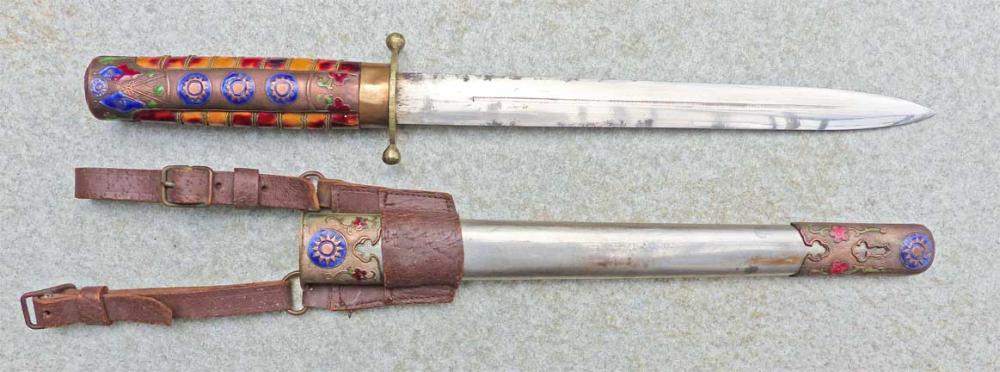 Shanghai Police Bolo Mauser and Chinese Enameled Dagger - CHINA - World ...
