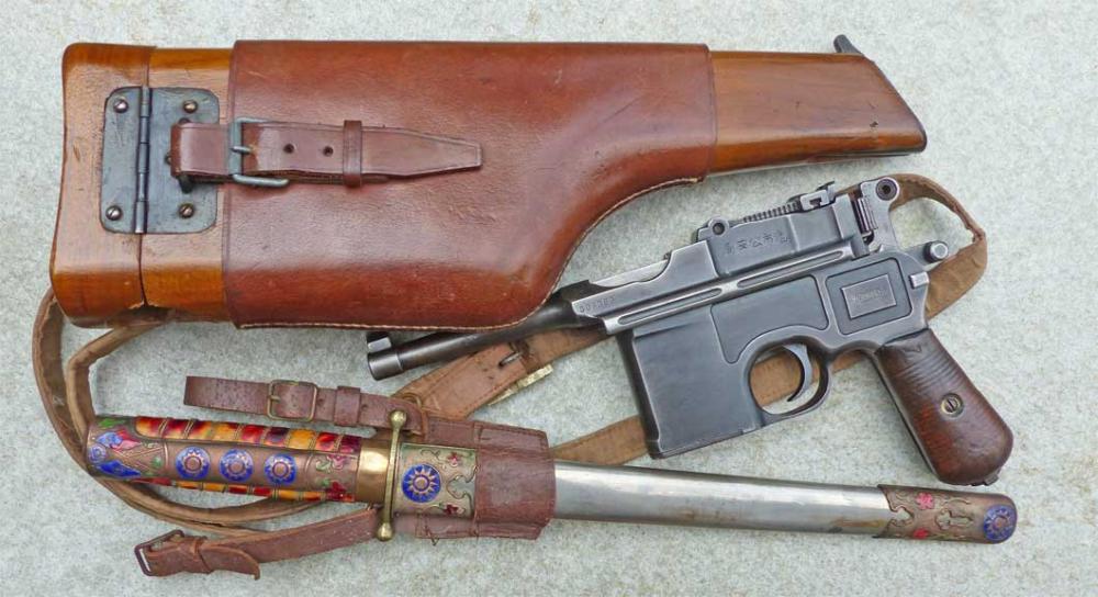 Shanghai Police Bolo Mauser and Chinese Enameled Dagger - CHINA - World ...