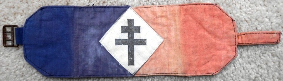 Free French armband find at flea market - FR UNIFORMS - World Militaria ...