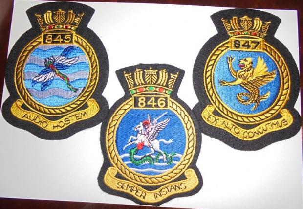 Royal Navy Fleet Air Arm Squadron and Flight patches - Uniforms ...