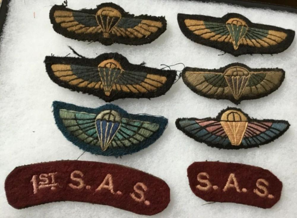 SAS insignia groupings many are bidding on is in my opinion all copies ...