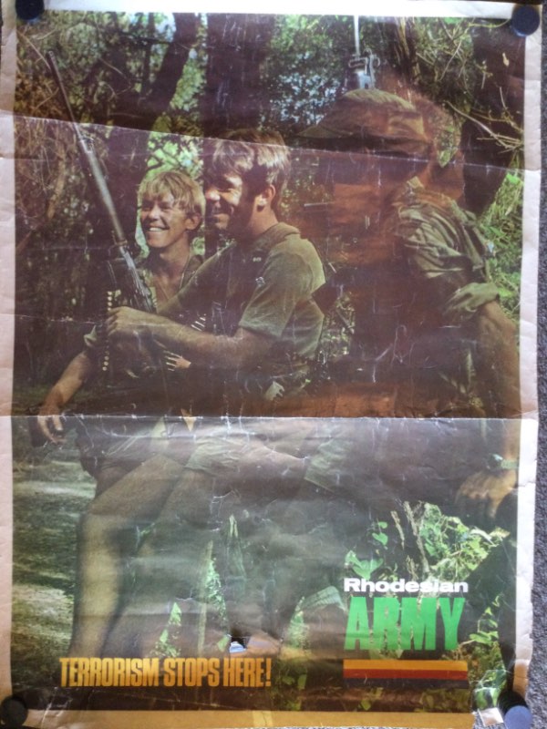 Rhodesian Public Awareness Terrorist weapons posters - ALL AFRICAN ...