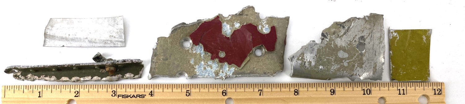 Relic pieces of Mitsubishi A6M Zero - JPN MISC MILITARIA - World ...