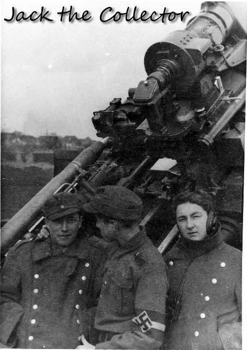 Hitler Youth flak helpers with flak gun. - TR PHOTOS & EPHEMERA - World ...