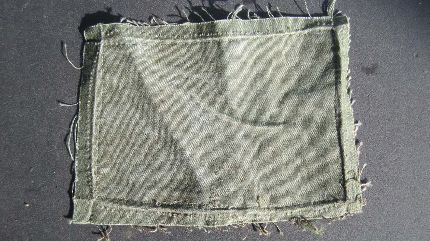 Odd camouflage patch from Belgian Brushstroke camouflaged overtrousers ...