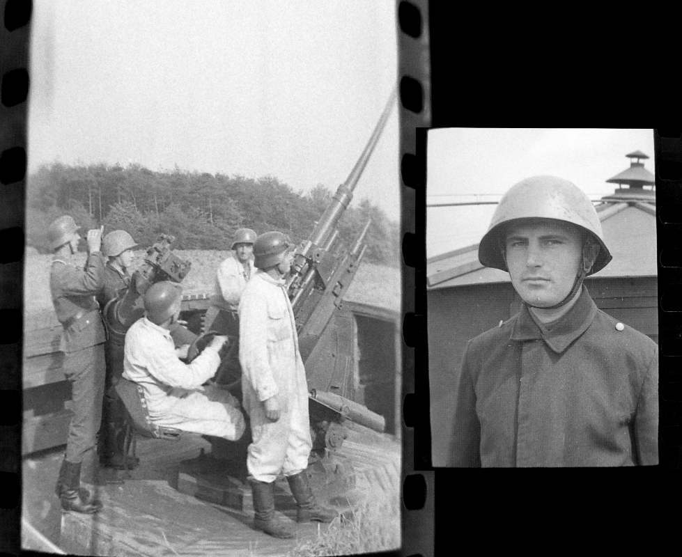 Photo of German Flak Crew w/One Unknown Crewmember - TR PHOTOS ...