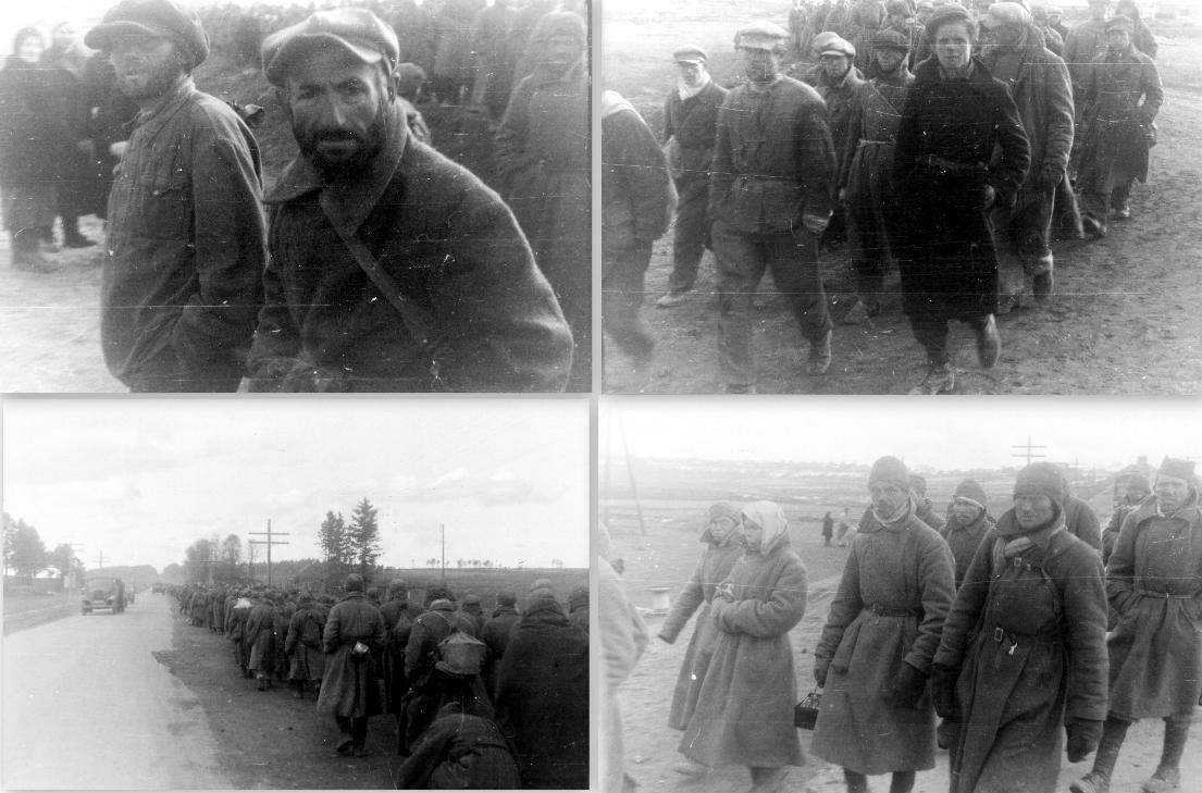 Photo of Russian POW's (?) in WW2 Germany Or? - TR PHOTOS & EPHEMERA ...