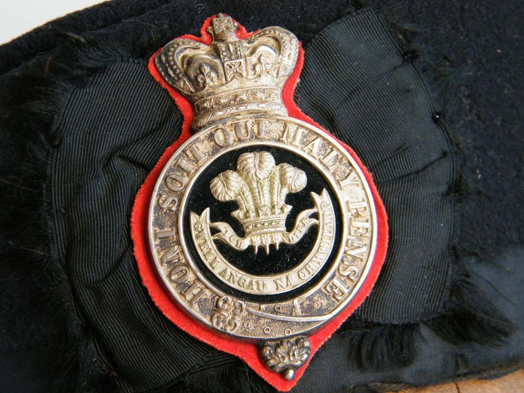 Welsh regiment 3rdVB officers glengarry 1881 to 1896 - Uniforms ...