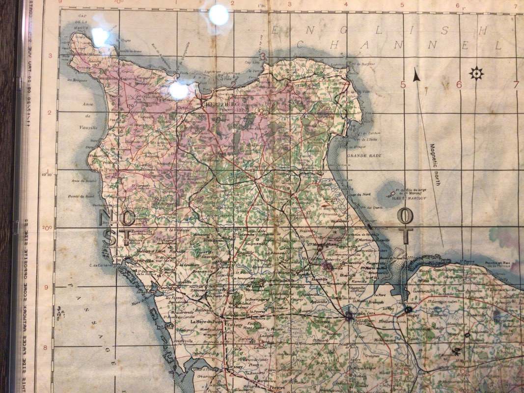 WWII Normandy Map - FRANCE - World Militaria Forum