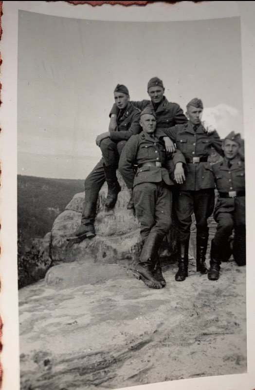 Original WW2 Photo Showing SS-VT (Verfügungstruppe) soldiers on a ...