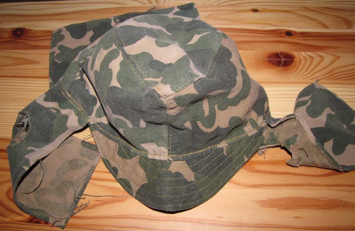Unknown Asian? Camo Field Cap W/Havelock - CAN YOU IDENTIFY THIS ...