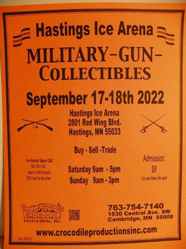 New Minnesota Military Show @ Hastings MN Sept 17-18, 2022 - EVENTS ...