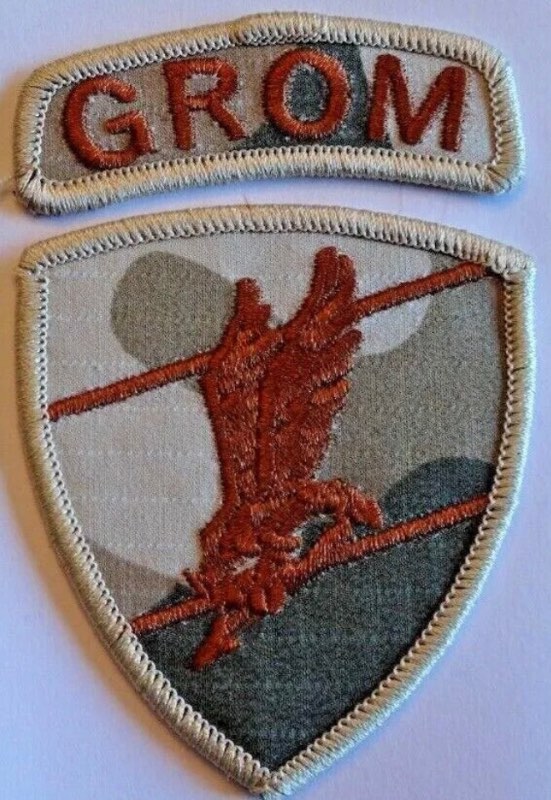 Polish GROM shoulder patch and tab - OTHER NATIONS OF EUROPE - World ...