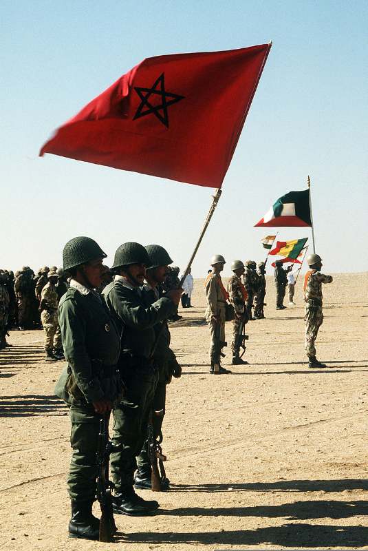 Moroccan Enamel Badge - ALL AFRICAN NATIONS - World Militaria Forum