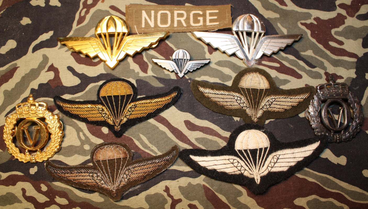 Norwegian Parachute Badge - Jump Wings of Norway - SCANDINAVIA - World ...