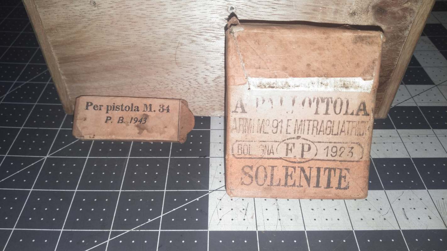 WW2 italian 380 & 6.5 ammo in boxes - ITALY - World Militaria Forum