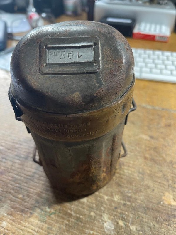 French Gas Mask Canister, unopened - CAN YOU IDENTIFY THIS? - World ...