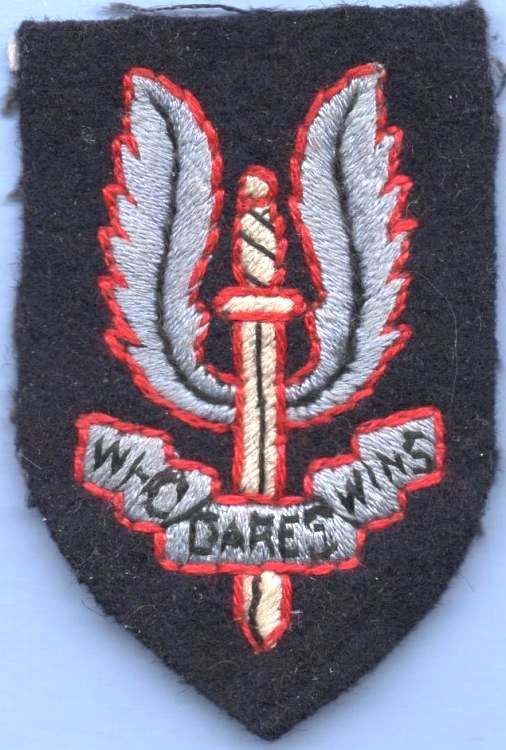 44 pattern SAS badge review - Uniforms, Insignia, Equipment & Medals ...
