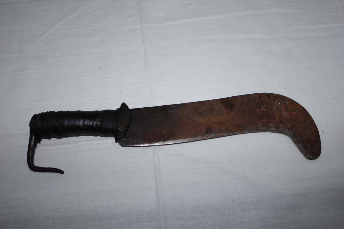 Can Anyone Help ID a British Hook Blade Machete???? - CAN YOU IDENTIFY ...