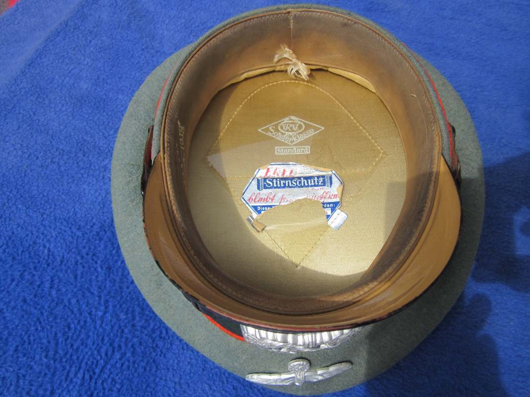 HEER ARTILLERIE "EREL" VISOR - TR CLOTH HEADGEAR - World Militaria Forum