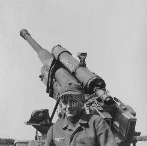 Hitler Youth flak helpers with flak gun. - TR PHOTOS & EPHEMERA - World ...