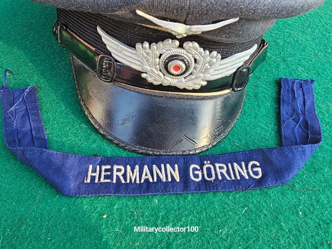 Hermann Göring Visor & Cuff - TR CLOTH HEADGEAR - World Militaria Forum