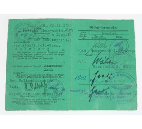 Seeking Assistance With Translation of German, WW2 Era Polizeiausweis ...