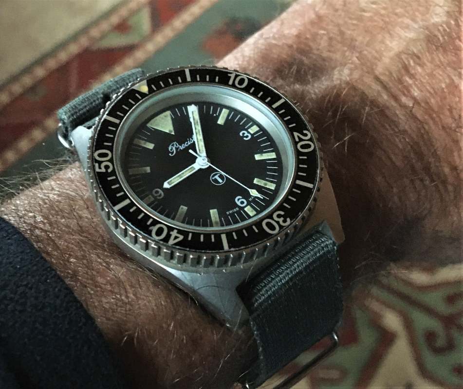 British Navy Precista 93 diver wristwatch. - The Navy & Marines - World ...