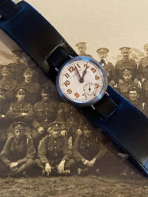 WW1 Borgel case wristwatch used in WW1 at Gallipoli campaign. - The ...
