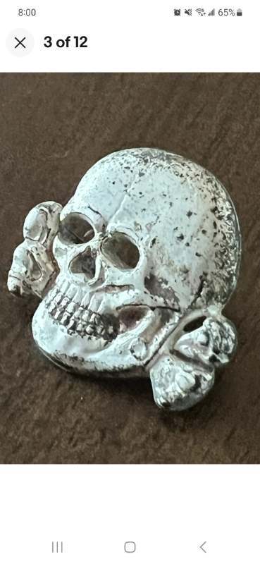 SS LATE WAR SKULL - REAL, REPRO OR FAKE? - World Militaria Forum