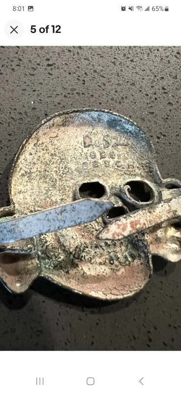 SS LATE WAR SKULL - REAL, REPRO OR FAKE? - World Militaria Forum