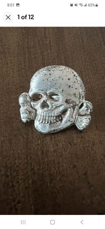 SS LATE WAR SKULL - REAL, REPRO OR FAKE? - World Militaria Forum