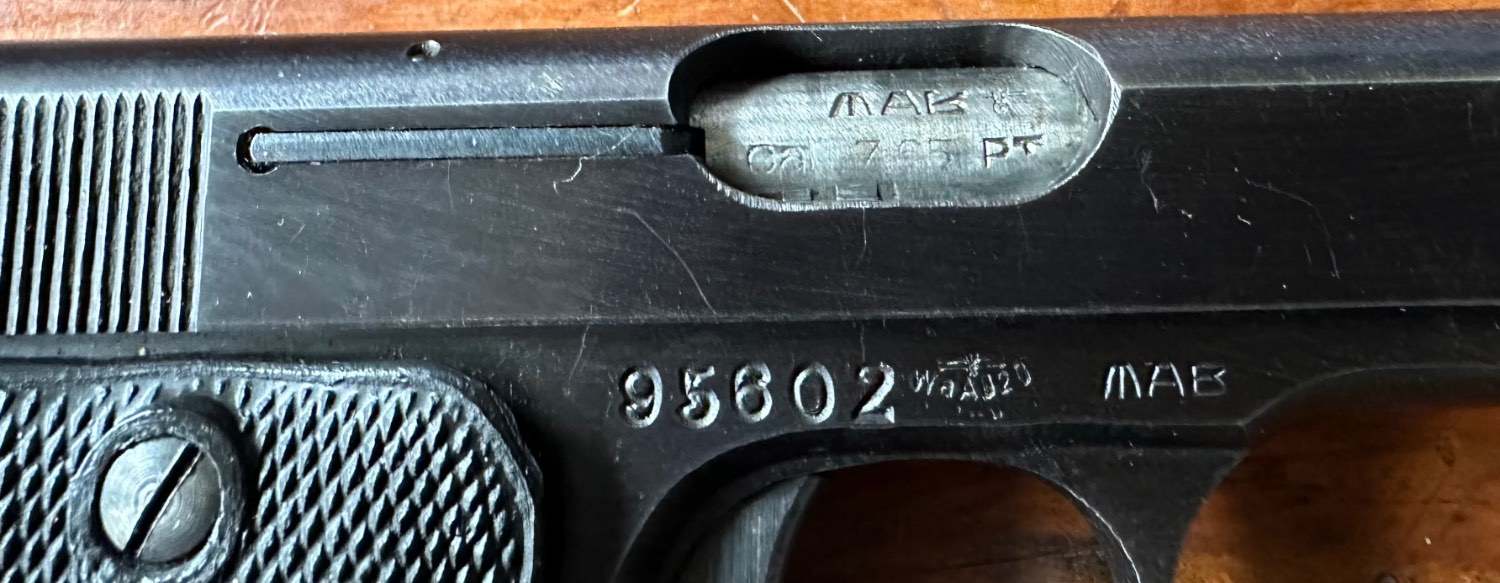 French Pistole MAB Model D - TR WEAPONS & ORDNANCE - World Militaria Forum