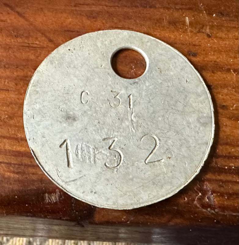 I know tag but definitely manufactured 1937 by contractor - TR MEDALS ...