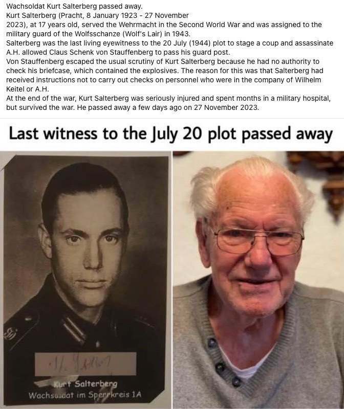 Interesting news article regarding the last living witness to the July ...