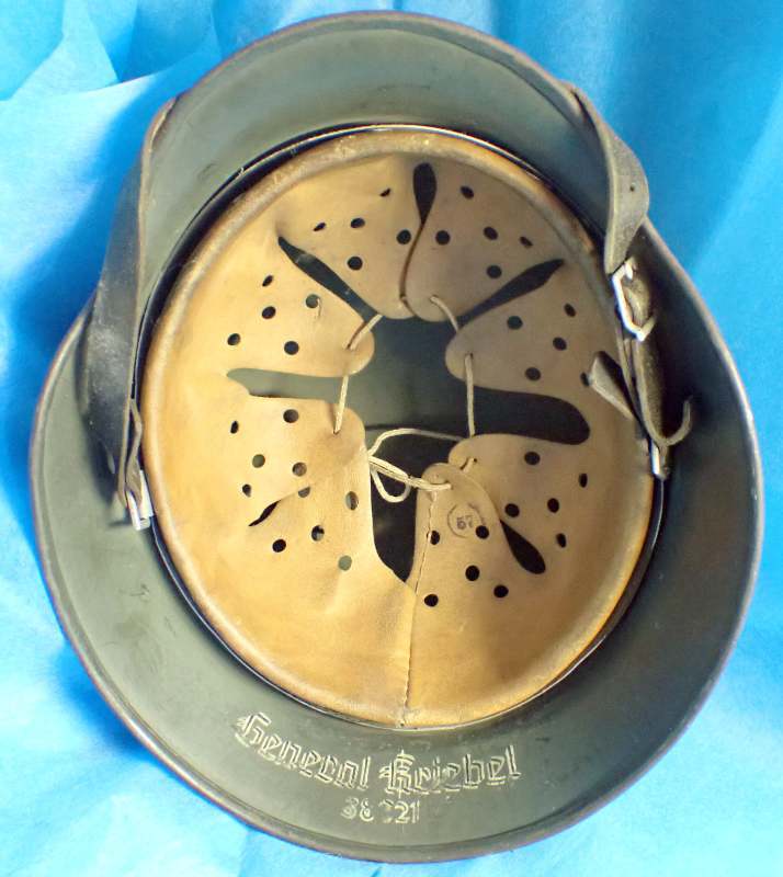 German General Knight's Cross Winner's Named Helmet - TR HELMETS ...