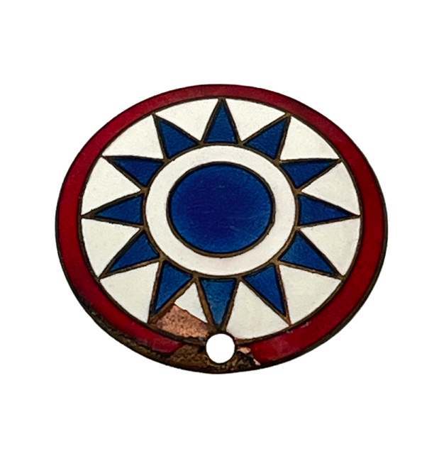 KMT Enamel Disc Insignia Made In England? - CHINA - World Militaria Forum