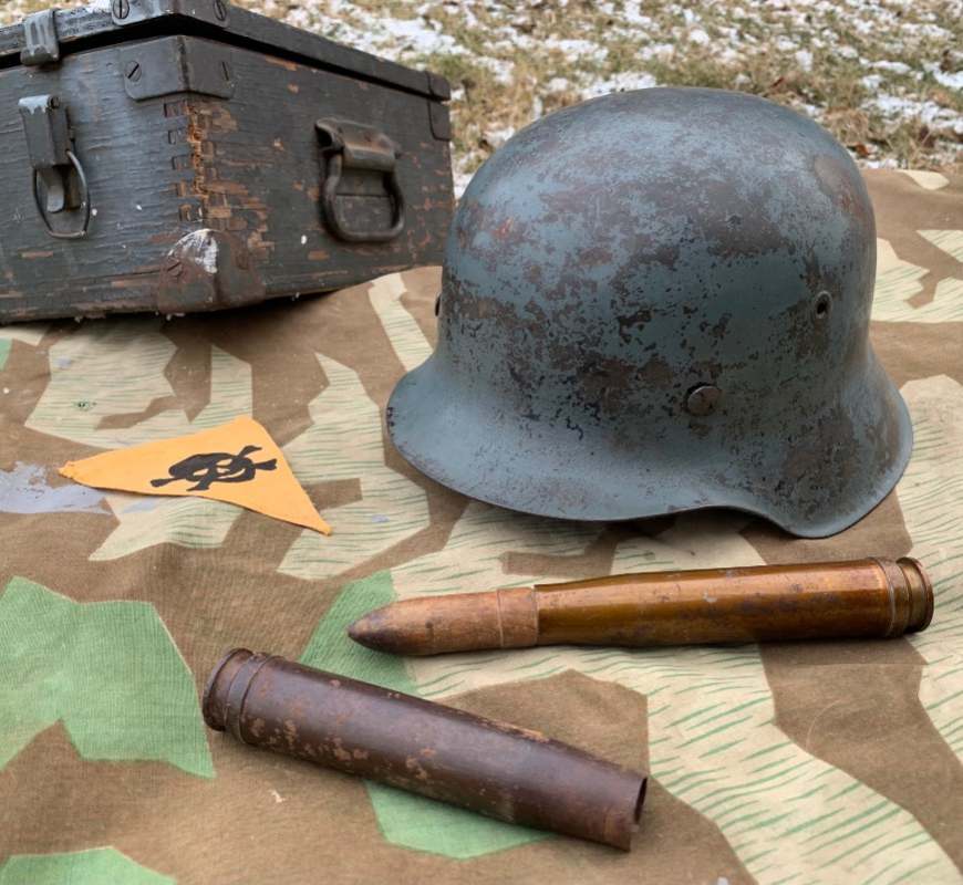 What I’m told is a Coastal Artillery m42. - TR HELMETS - World ...