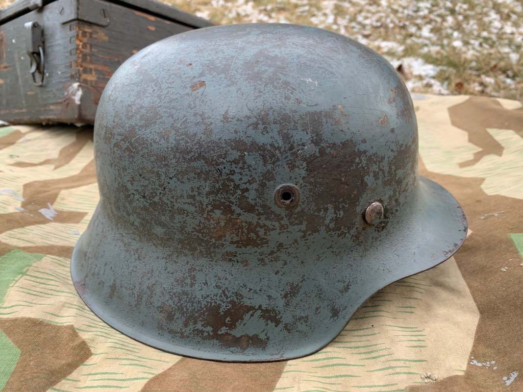 What I’m told is a Coastal Artillery m42. - TR HELMETS - World ...